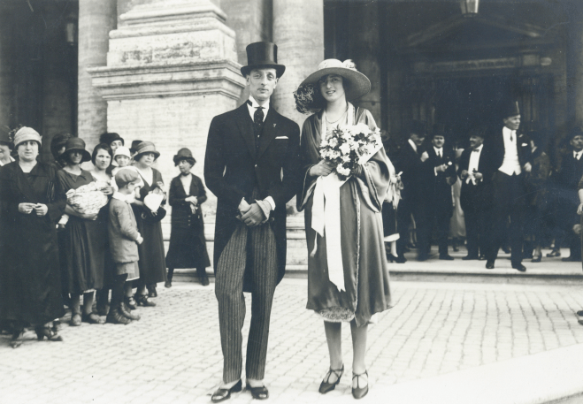 NEW from 1925: The Rome wedding of Princess Laura Boncompagni Ludovisi ...