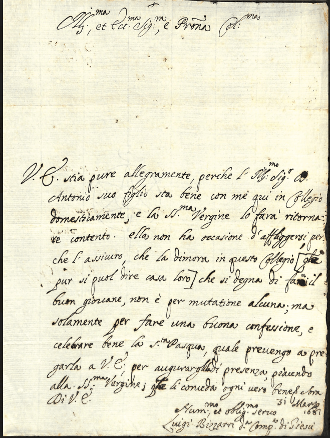 NEW from 1681: An unexpected glimpse of Antonio I Boncompagni (1658 ...