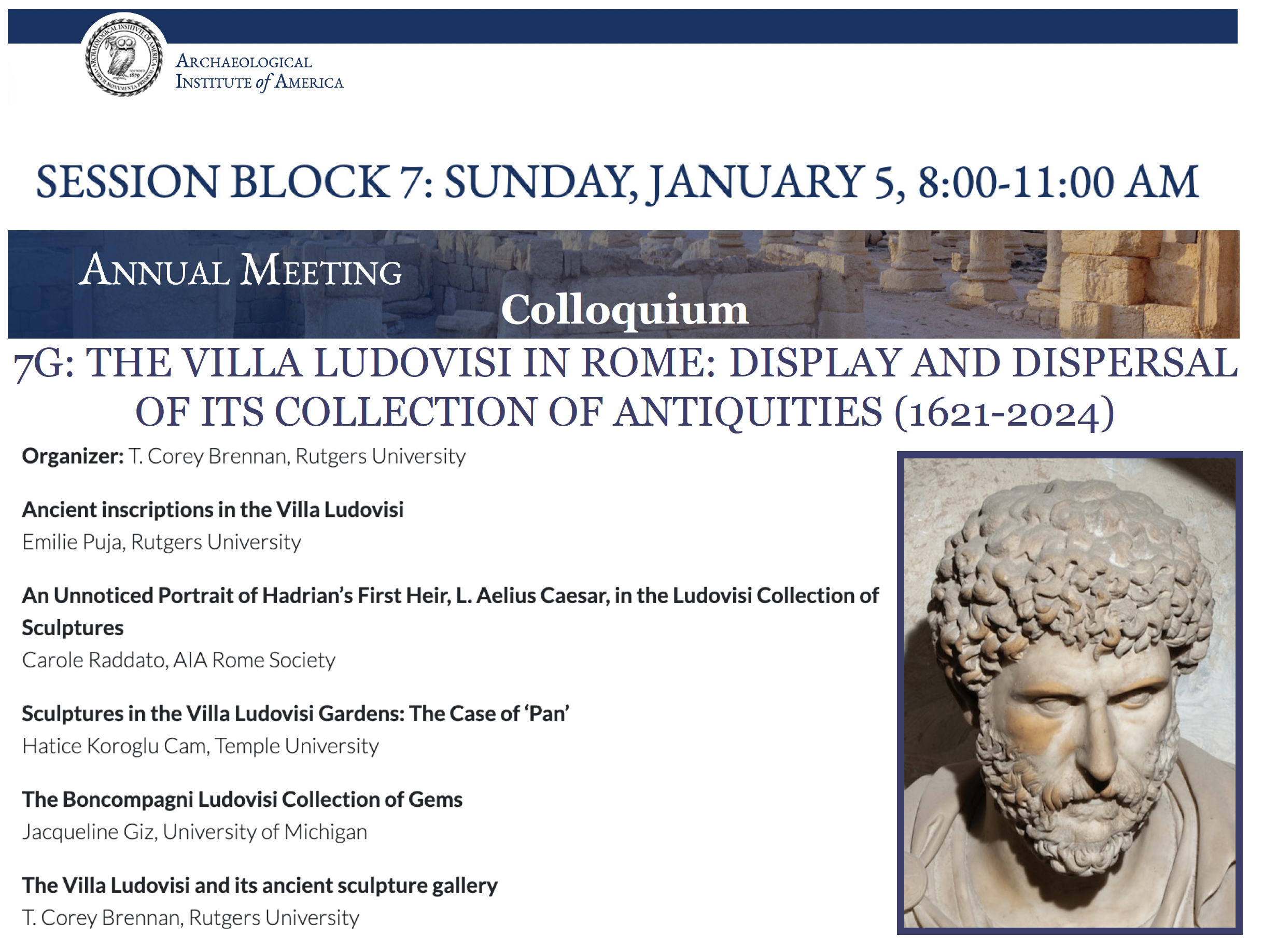At the 2025 annual meeting of the Archaeological Institute of America ...